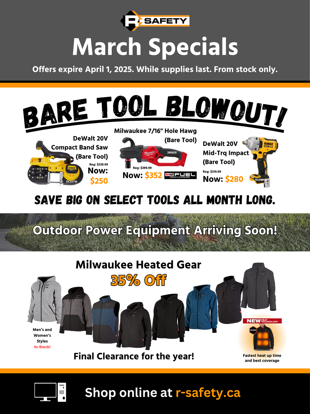 R Safety Sales - March 2025 — R-Safety