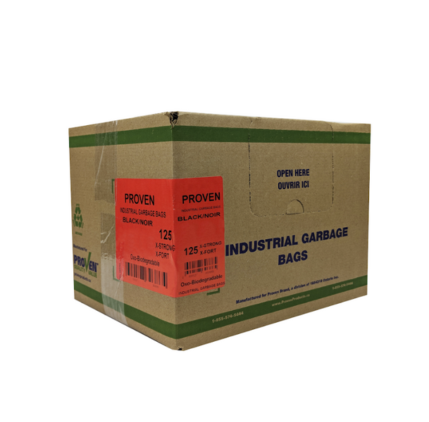 ECOLOGO SUPER XSTRONG BLACK GARBAGE BAG 35X50 — R-Safety
