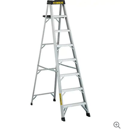 LADDER 8' ALUMINUM LADDER — R-Safety