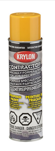 KRYLON LINEUP PAINT YELLOW 6/C 510G — R-Safety