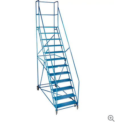 ROLLING STEP LADDER 12 STEP — R-Safety