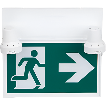 RUNNING MAN SIGN W/SEC LIGHTS — R-Safety