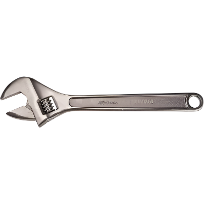 18" ADJUSTABLE WRENCH BLACK — R-Safety