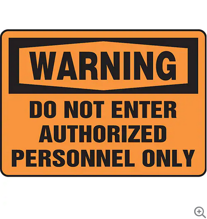 SIGN WARNING SIGN "DO NOT ENTER" 10X14 — R-Safety