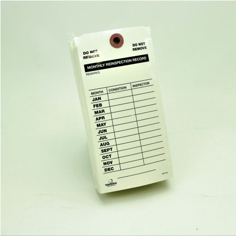 INSPECTION TAGS 100/BOX — R-Safety