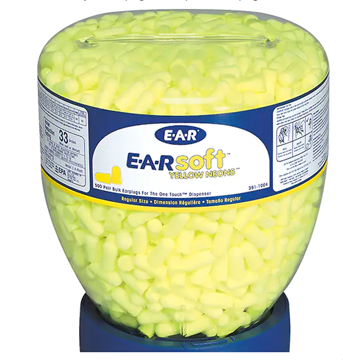 3M-EAR SOFT YELLOW NEONS REFIL 400/PK — R-Safety